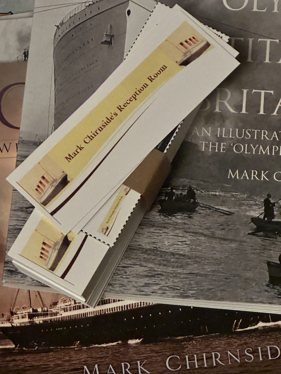 Olympic & Titanic: Triumph and Disaster – Mark Chirnside’s Reception Room